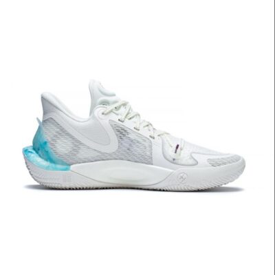 Li-Ning Sonic 11 “Ride Waves” Professional Basketball Shoes White/Blue ...