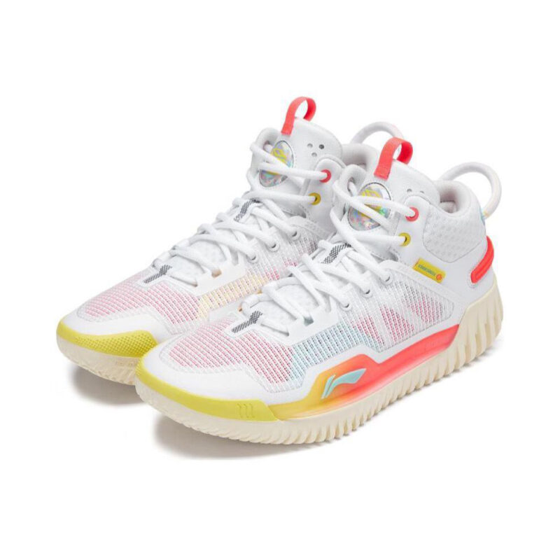 Li-Ning BadFive 3 Premium Boom Basketball Shoes White/Red – LiNing Way ...