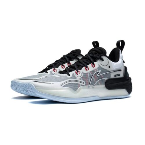LiNing Yushuai 16 V2 Low Premium Boom Basketball Shoes White/Black ...