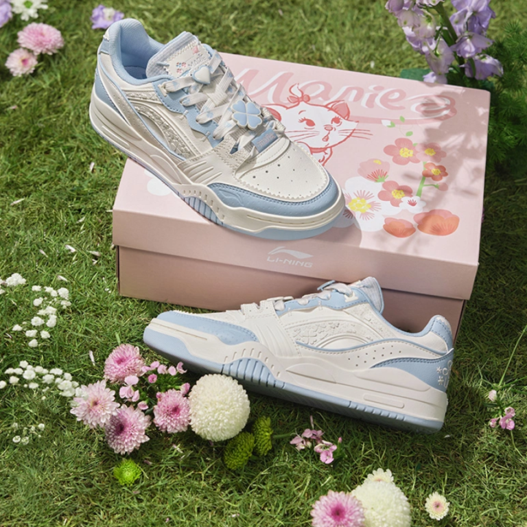 LiNing x Disney “Marie Cat” Collaboration YueBai Bouncy Cushion Casual ...