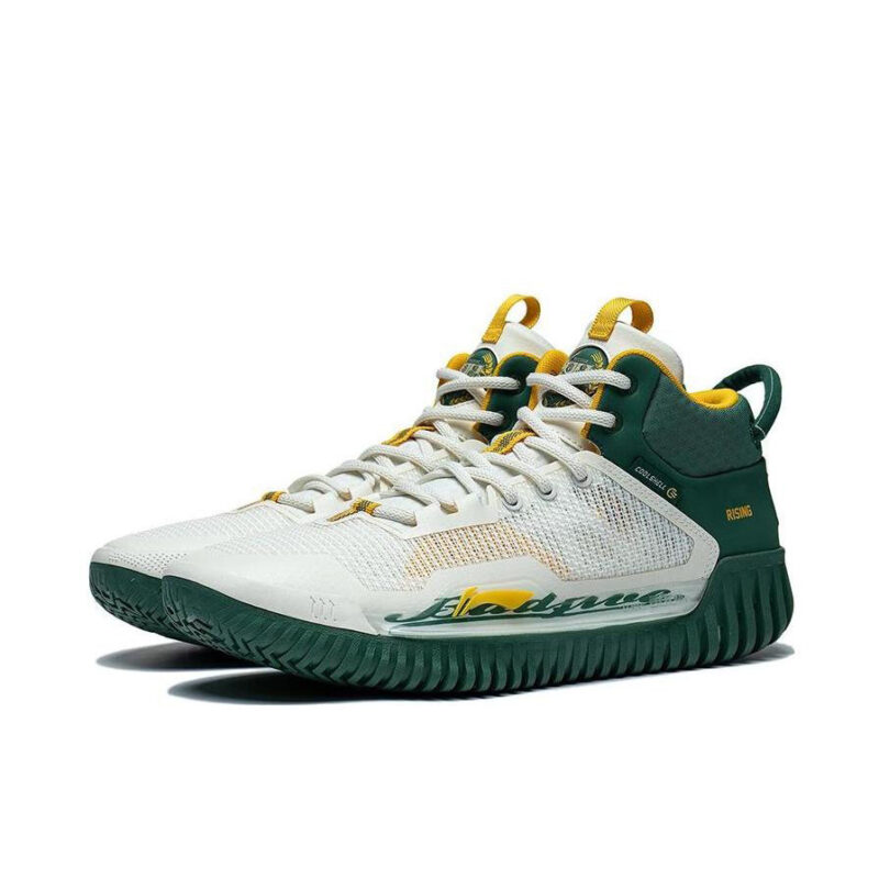 Li-Ning BadFive 3 Premium Boom Basketball Shoes in white green – LiNing ...
