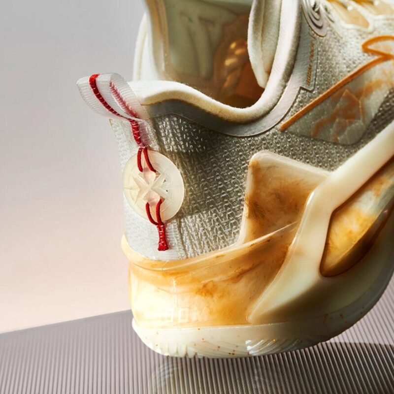 Li-Ning LiRen3 V2 Low “Jade gilded gold” Premium Boom Basketball Shoes ...