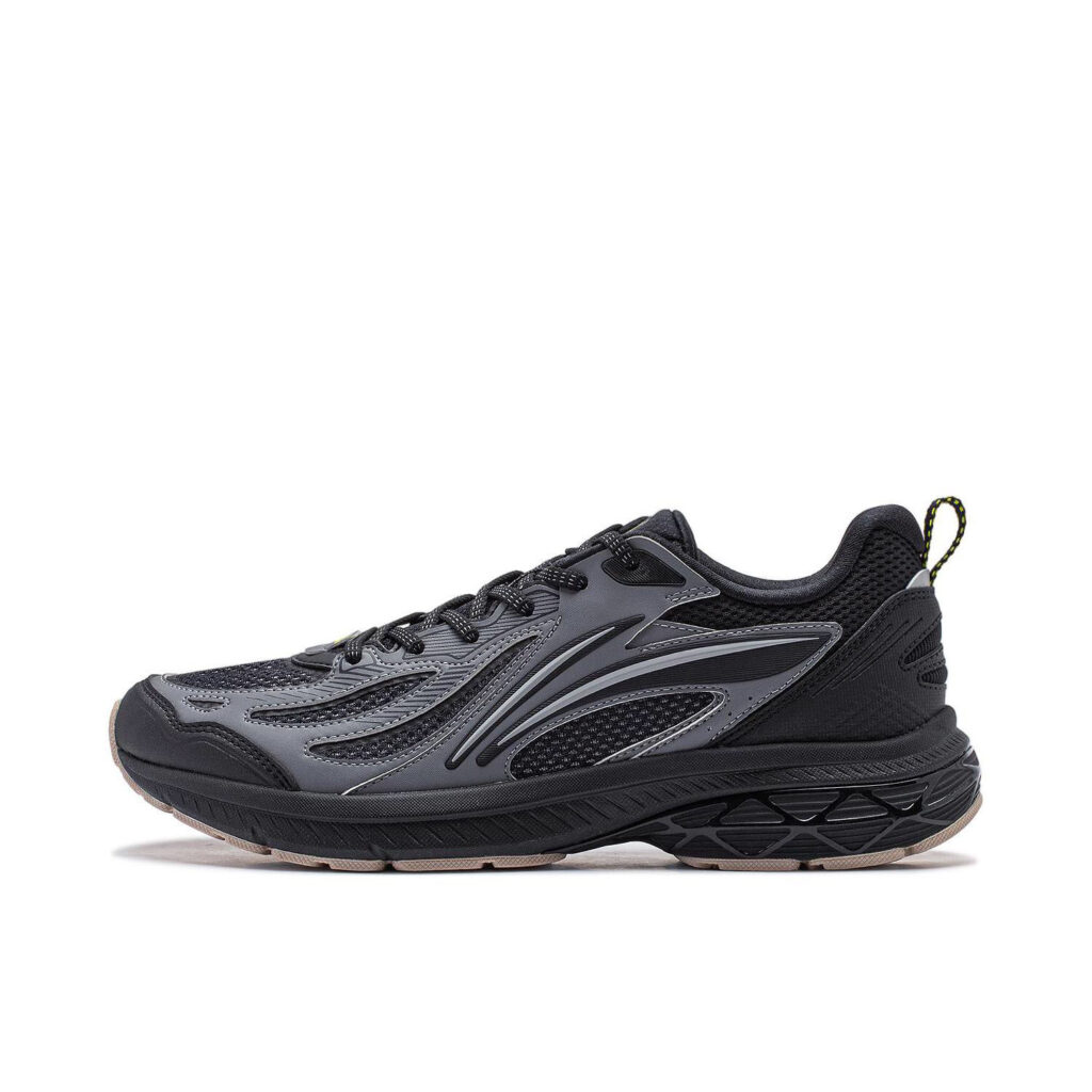 Li Ning Fuyao V2 Mens Retro Running Shoe Black Grey – LiNing Way of ...