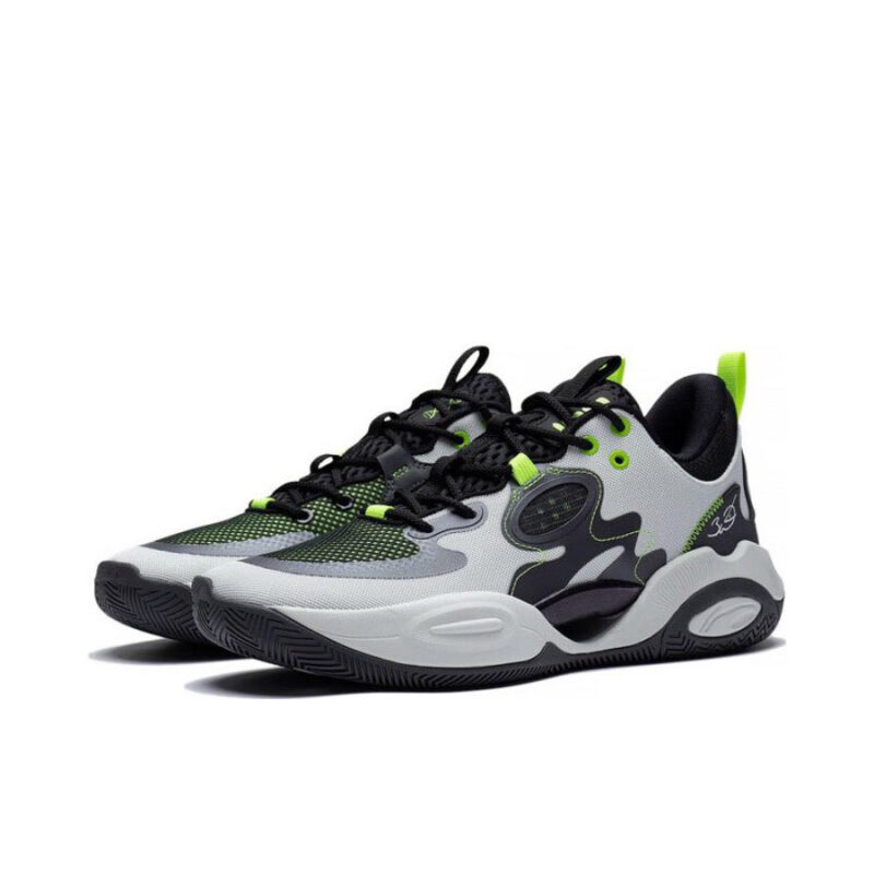 2023 Li-Ning Way of Wade All Day 7 Basketball shoes in Grey/Black/Green ...
