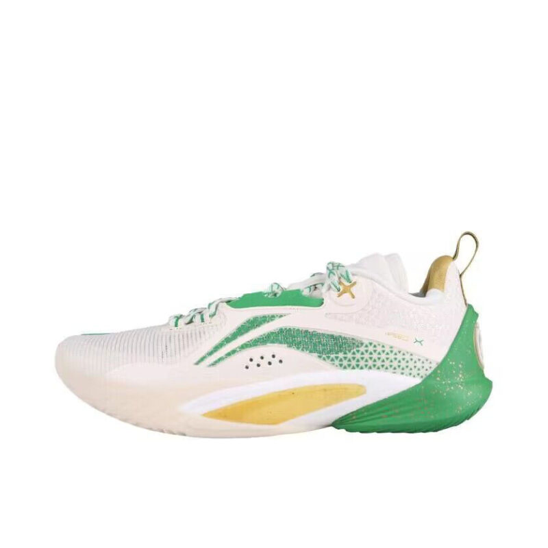 Fred VanVleet x LiNing Speed 10 CBA Liaoning PE sneakers White Green ...