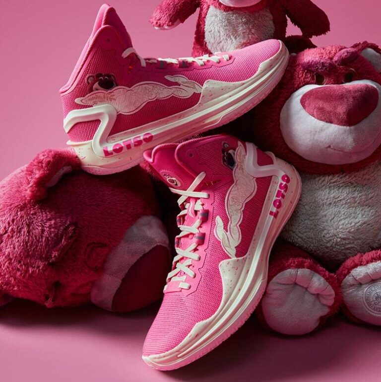 LiNing LiRen 4 Toy Story Lotso Bear Strawberry Pink High Premium Boom ...
