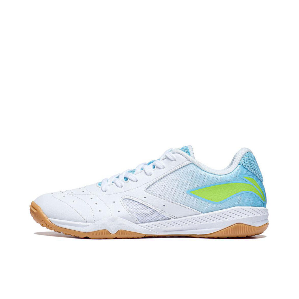 Li-Ning Wang Manyu PE table tennis shoes for Men and Wommen White Blue ...