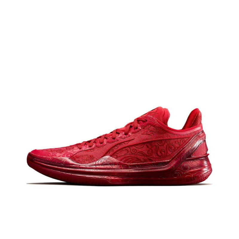 LiNing Sharp Edge LiRen 4 V2 Low “Carmine” Lightweight Basketball Shoes ...