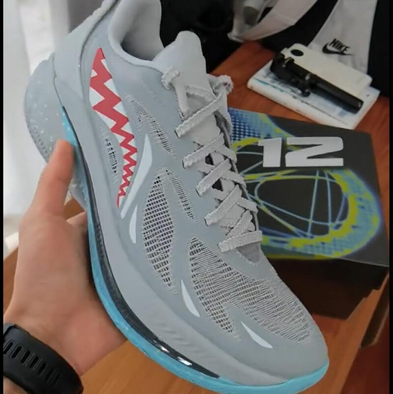 Li-Ning Sonic 12 x CJ McCollum “Shark” Premium Boom Basketball shoes ...
