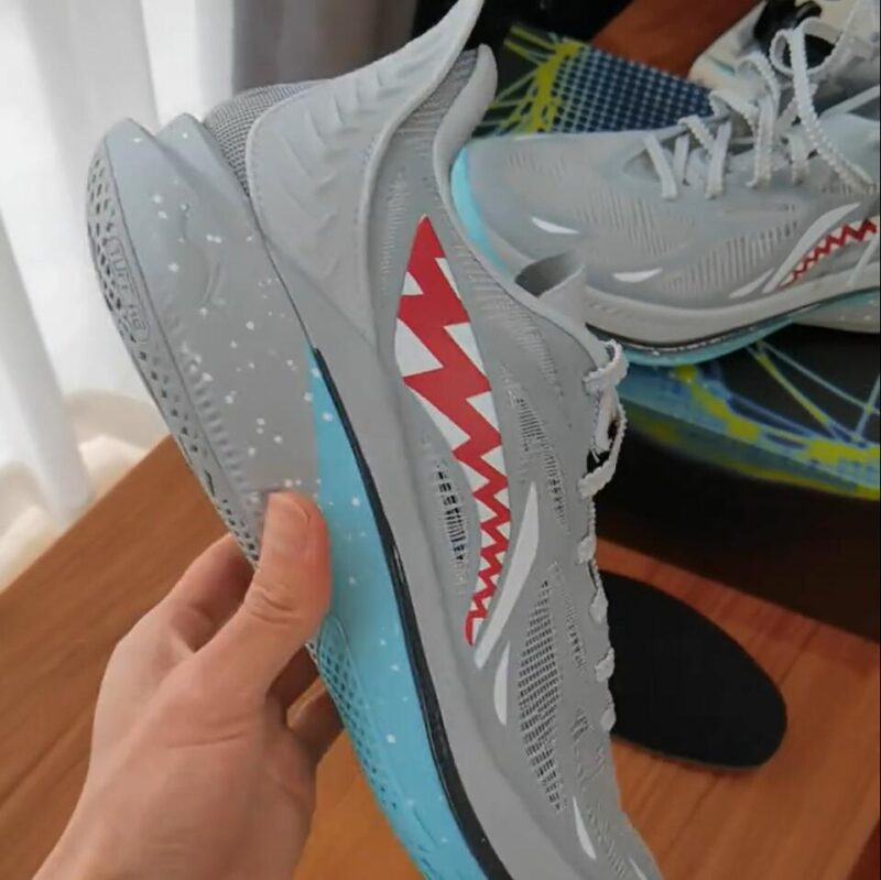 Li-Ning Sonic 12 x CJ McCollum “Shark” Premium Boom Basketball shoes ...