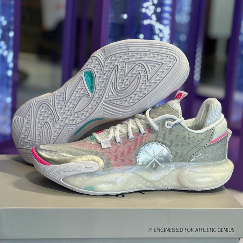 Li Ning Way of Wade All City 12 “Birthday” Pisces Summer Grey/ Pink ...
