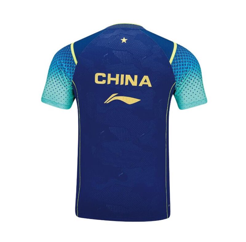 Li Ning 2024 ITTF Team China Table Tennis T-Shirts in Blue – LiNing Way ...