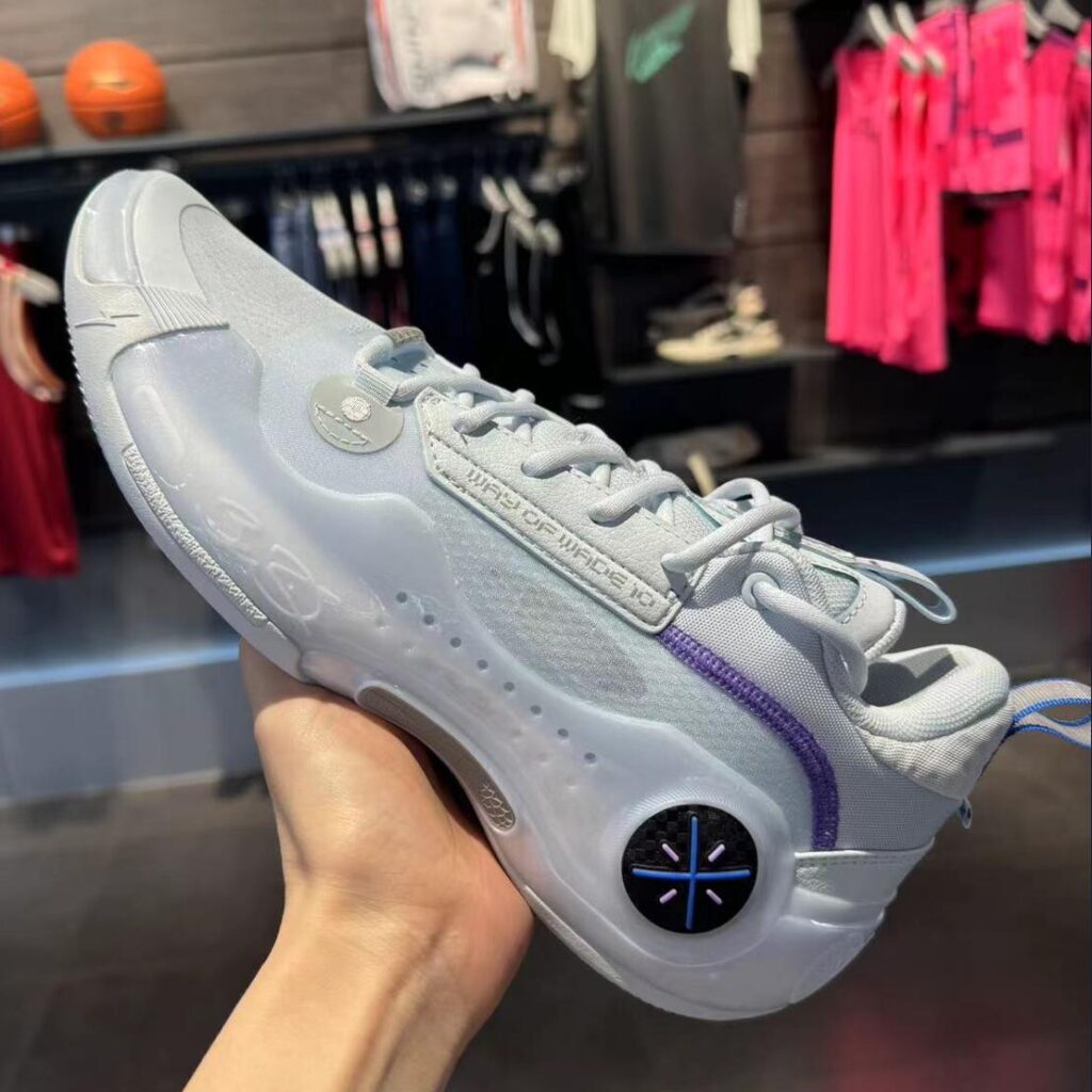 LiNing Way of Wade 10 Low “Ice” Premium Boom Basketball Shoes in Ice ...