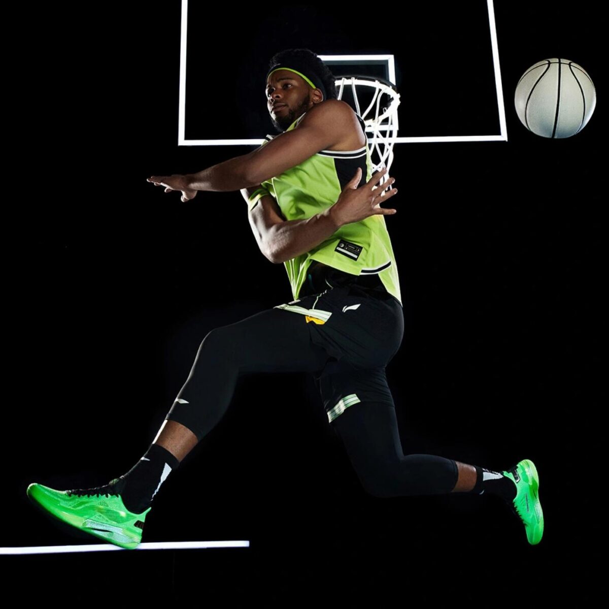 LiNing Gamma 1 “Radiation” Green – LiNing Way of Wade Sneakers