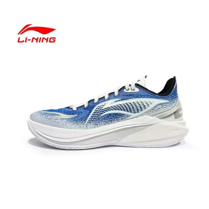 Li-Ning Sonic 12 V2 Lightweight Bouncy Basketball Shoes Blue/White ...