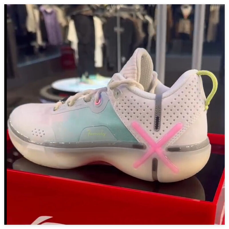 LiNing Way of Wade Shadow 6 “Fantasy” Basketball Shoes White/Green/Pink ...