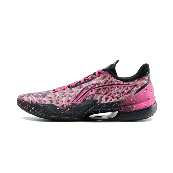 LiNing LiRen 5 Low “3D Shattered Shadow” Pink/ Black Limited Edition ...