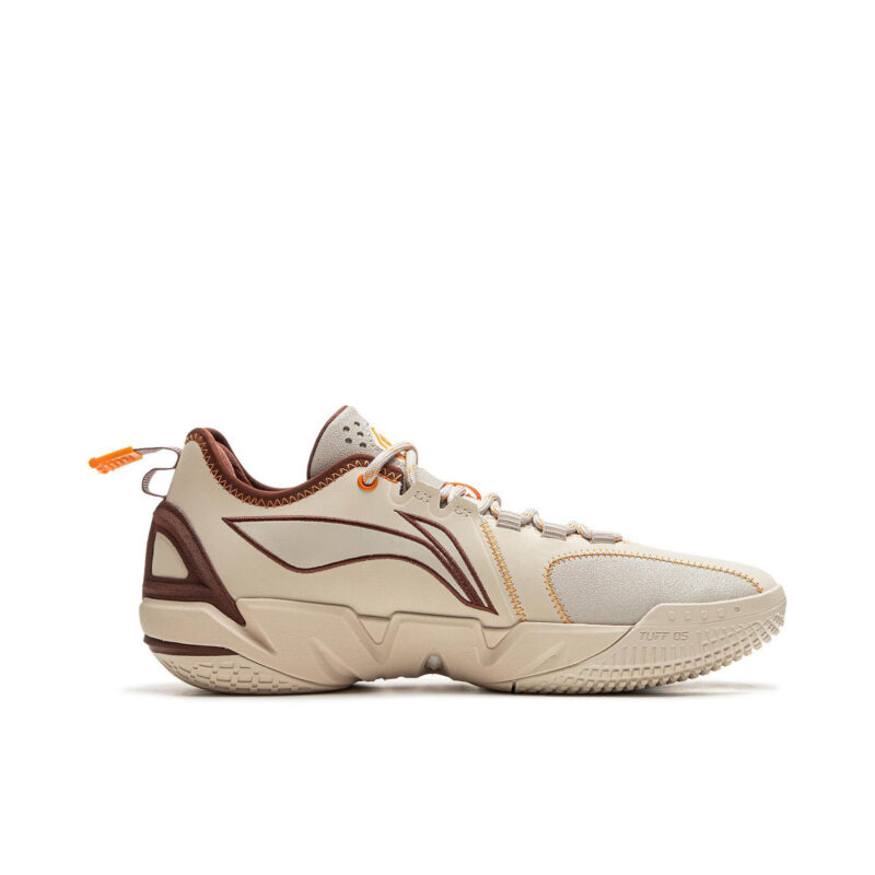 Li Ning BadFive 4.5 low Premium Boom Basketball Shoes white brown ...