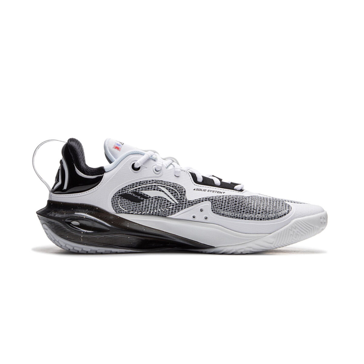 LiNing Speed 11 Low White Black Double Boom Basketball Shoes – LiNing ...