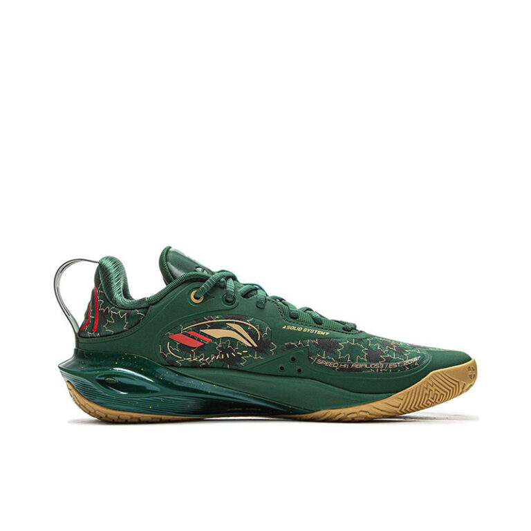LiNing Speed 11 Low Qiao Mu Green Double Boom Basketball Shoes – LiNing ...