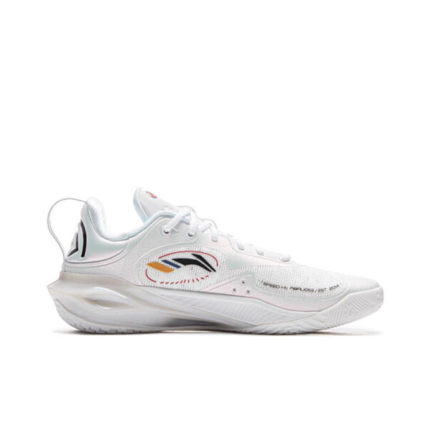 LiNing Speed 11 Low Standard White Double Boom Basketball Shoes ...