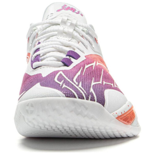 LiNing Speed 11 Low Purple Pink White Double Boom Basketball Shoes ...