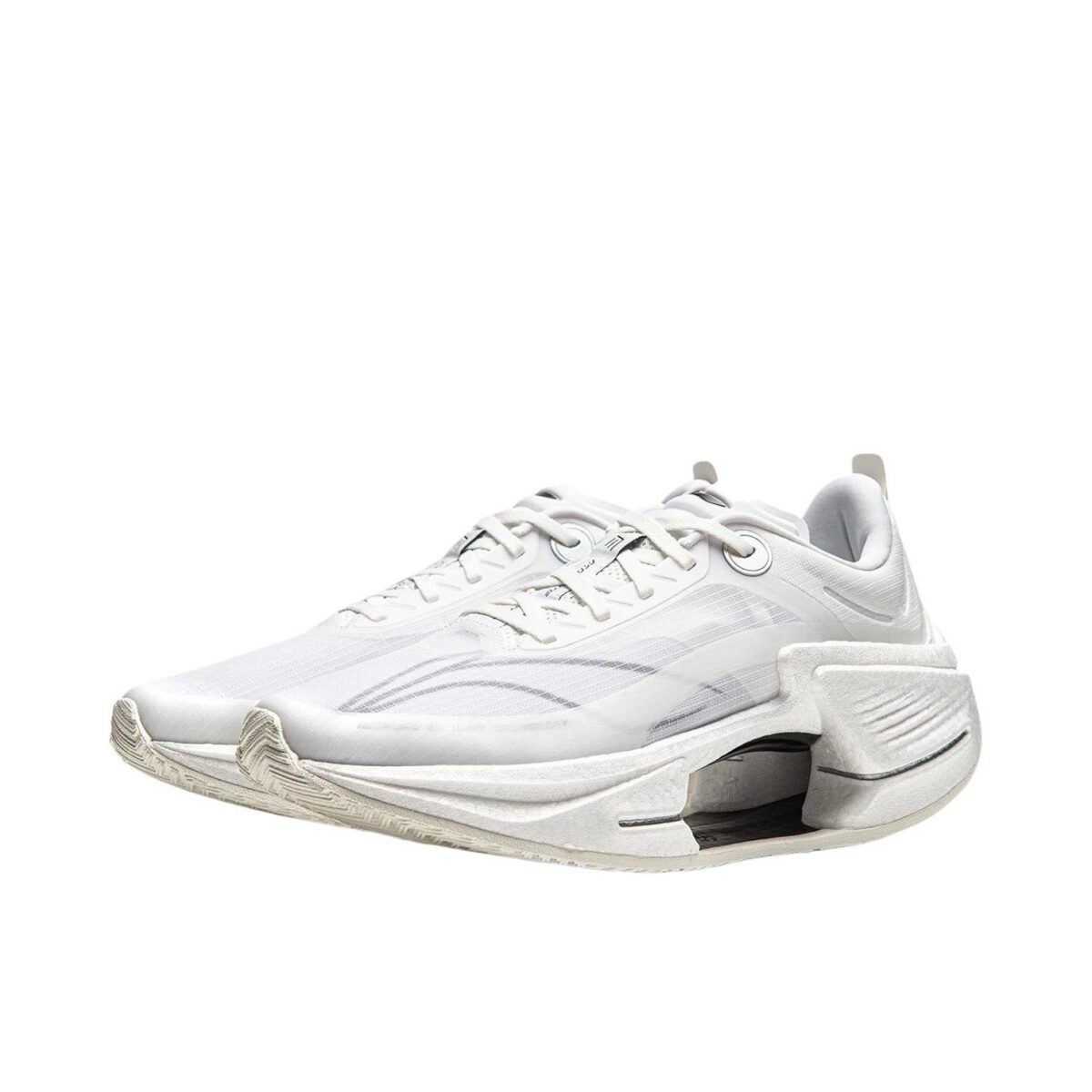 Li Ning Shadow 3 Essential Futuristic Running Shoes in Milky White ...