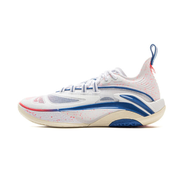 LiNing BadFive Hunting Super 1 White Blue Outdoor Basketball Shoes ...