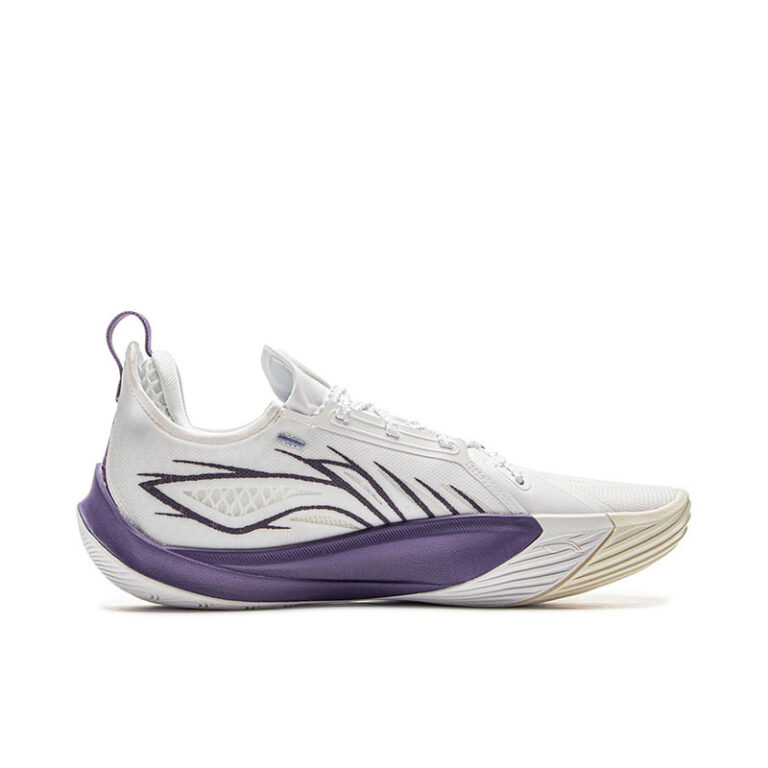 Li-Ning Sonic 13 “White Purple” Superboom Basketball Sneakers – LiNing ...