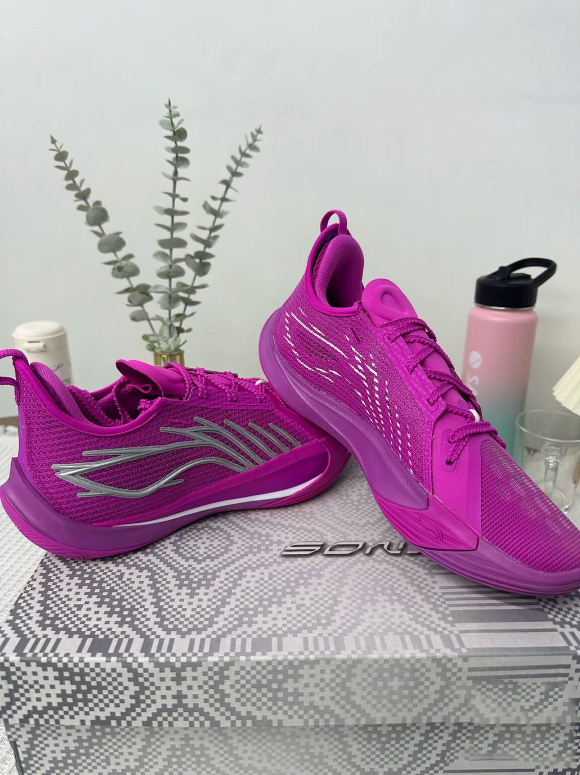 Li-Ning Sonic 13 “Purple Red” Superboom Basketball Sneakers – LiNing ...
